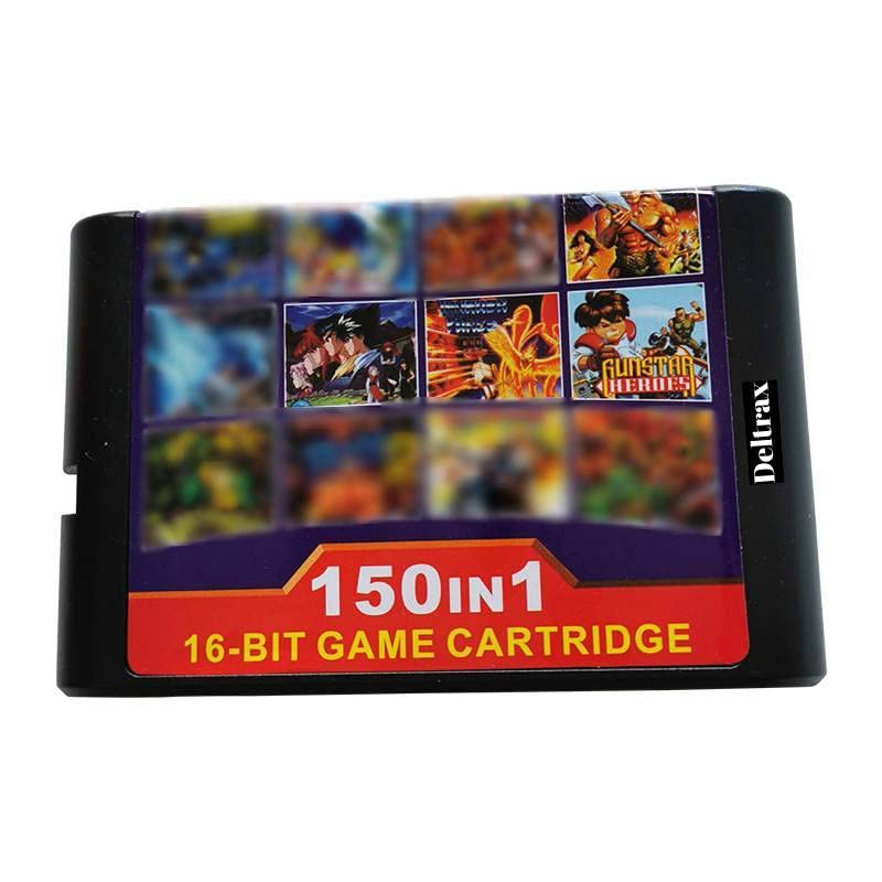 Deltrax Classic Retro Super Games 150 in 1 Multi Game Cartridge for ...