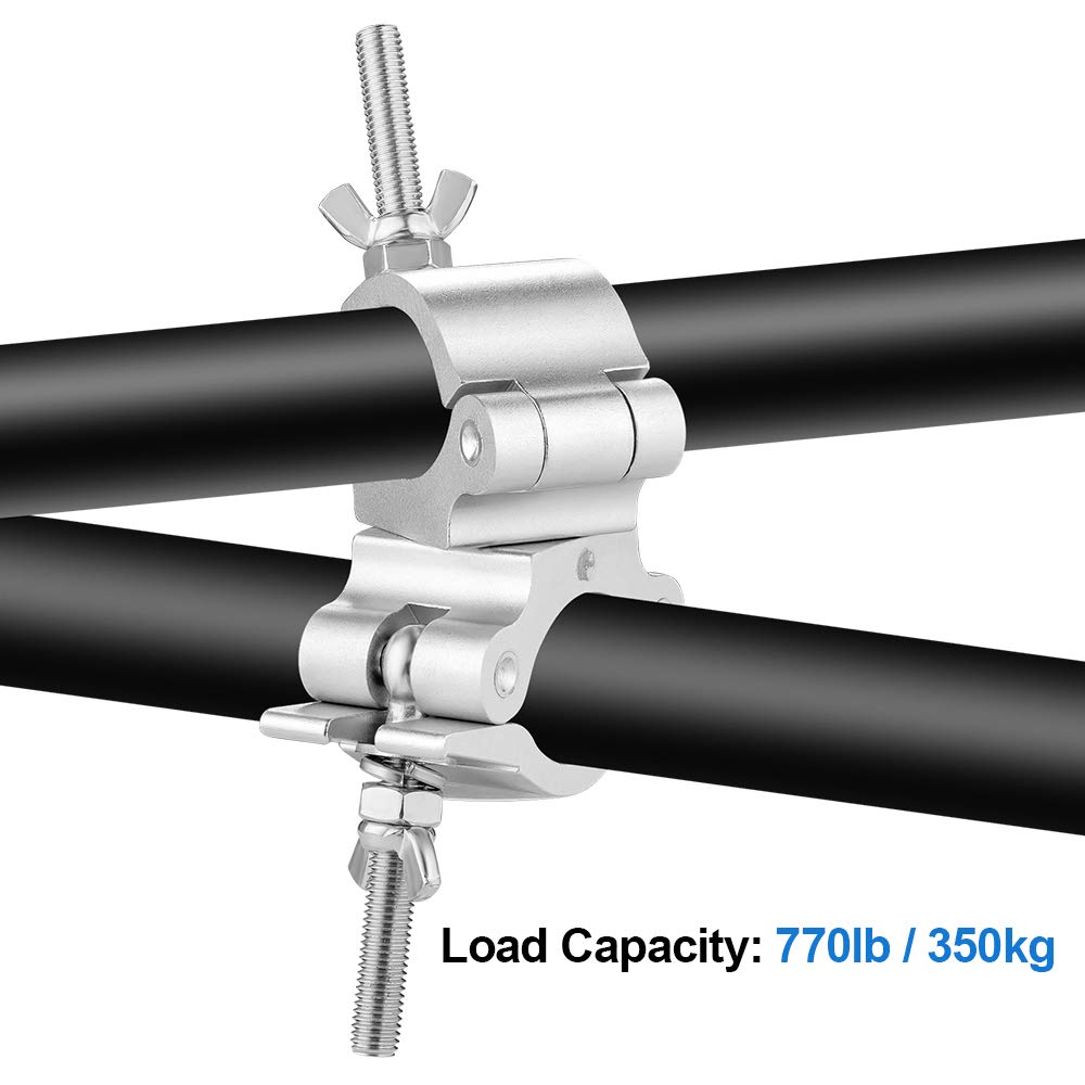 Snapklik.com : 2 Inch Pro-Swivel Truss Clamp, 2 Pack Heavy Duty 770lb ...
