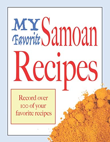 My Favorite Samoan Recipes: Blank cookbooks to write in: Wanderlust ...