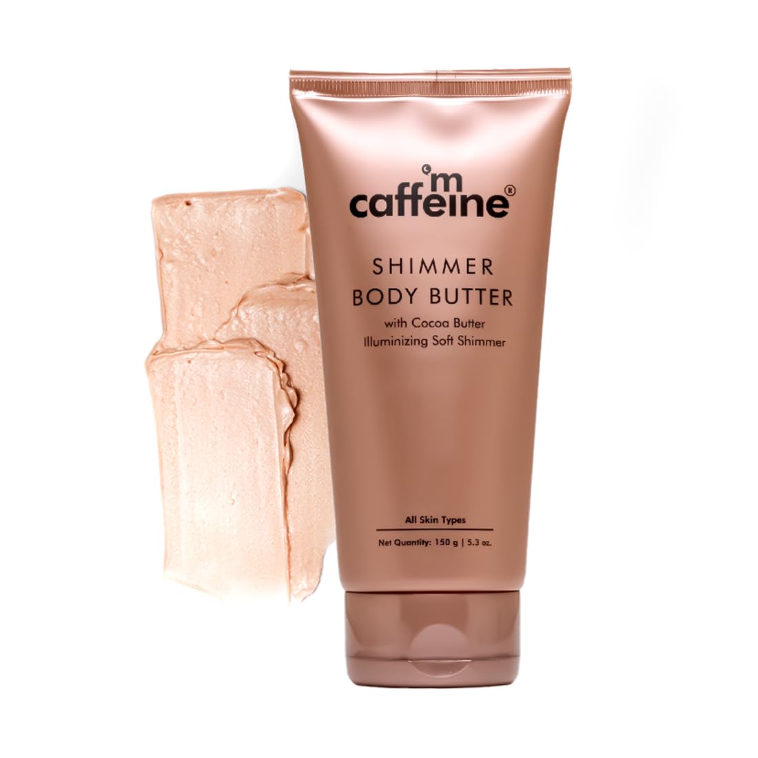 Buy mCaffeine Shimmer Body Butter With Cocoa Butter For Shimmery ...