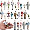 Namalu 14 Pcs 1: 25 Scale Miniature People Figurines Mini Architectural ...