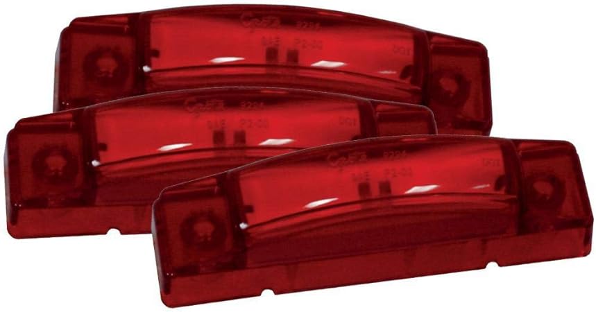 Amazon.com: Grote 47242-3 SuperNova 3" Red Thin-Line Center Clearance ...