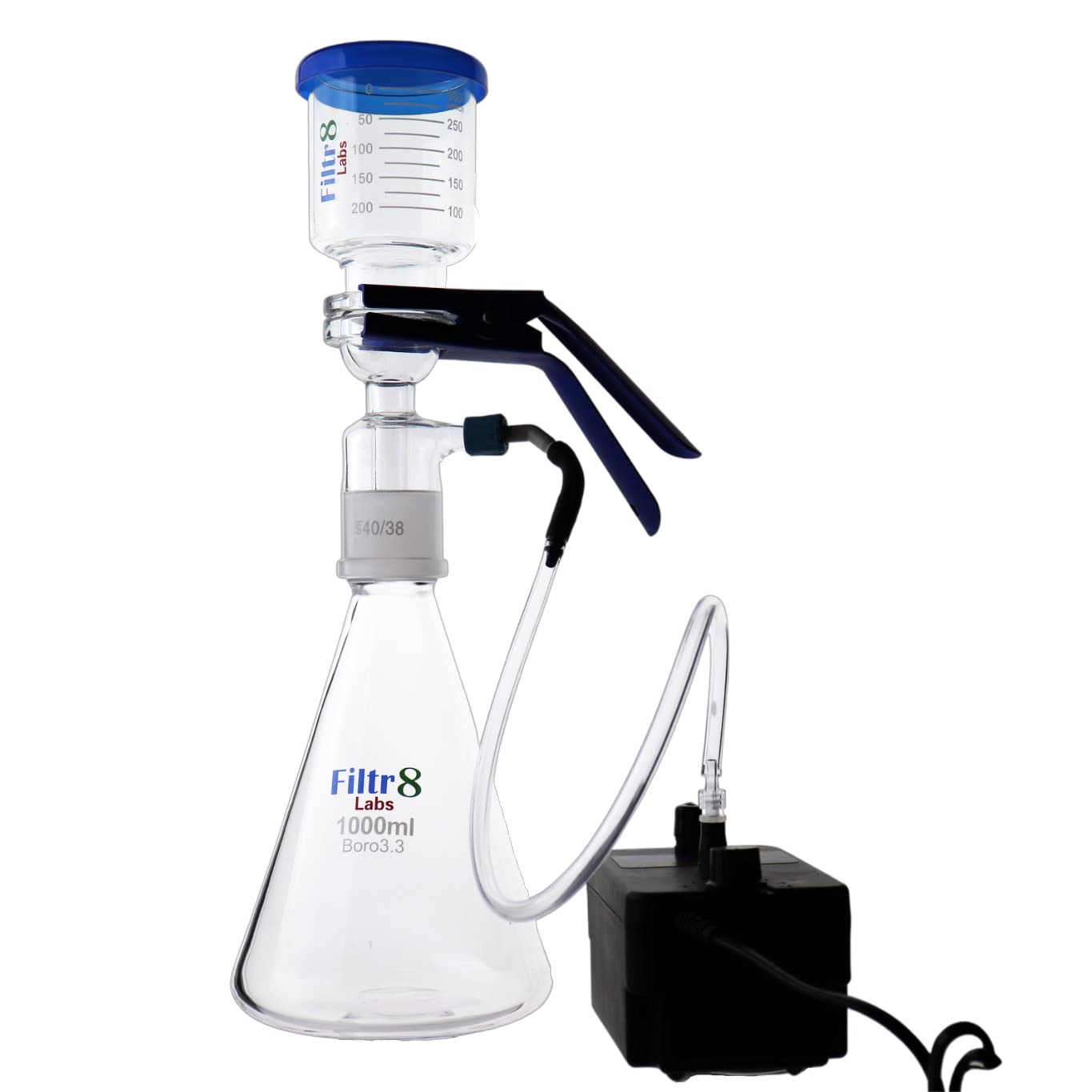 Filtr8 1000ml Lab Filtration Kit with Vacuum Pump Pro: Amazon.com ...