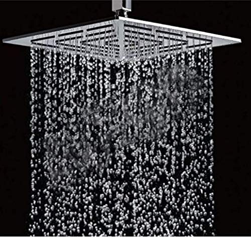 SIMBA Maze SS-304 Grade 12X12 Square Over Head Shower (Chrome) : Amazon ...