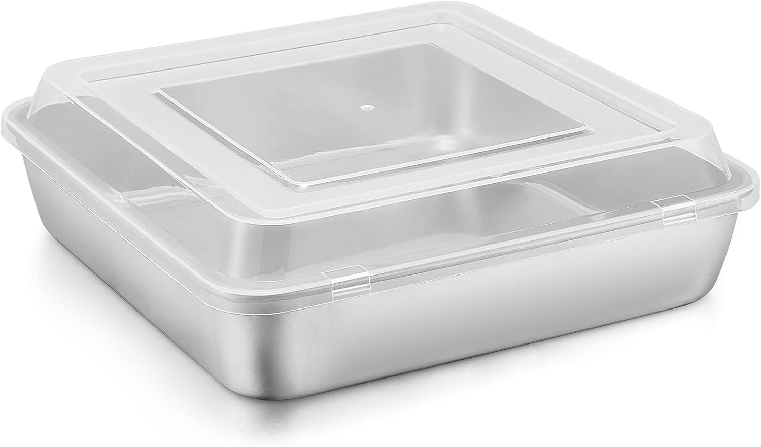 Amazon E far 9 X 9 Inch Baking Pan With Lid Square Cake Brownie