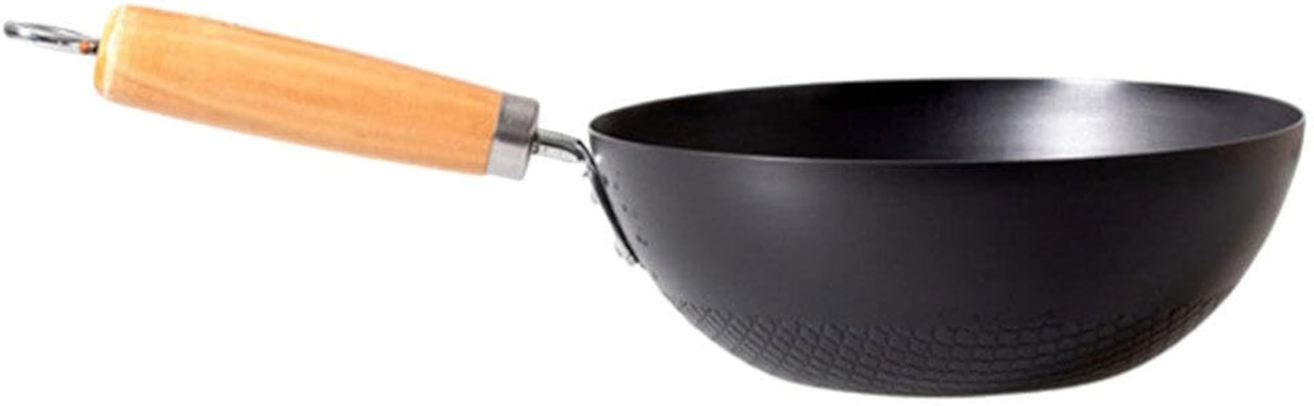 Amazon | 中華 手 打ち出し 鉄 パウ 中華鍋 と 炒める 炒める 鍋 木製 ハンドル 平たい 底 中華鍋 鍋 伝統的な 中華 日本料理 中華鍋 調理用 電気、 Ih ガス ストーブ ...