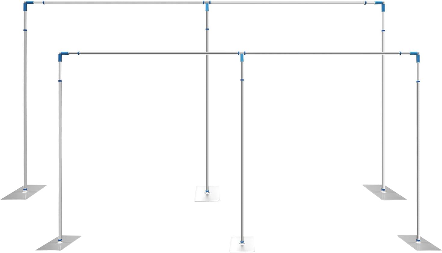 Amazon.com: 9.8 x 49.2FT Portable Pipe and Drape Backdrop Stand for ...