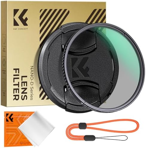 Amazon.com : K&F CONCEPT 58mm Circular Polarizer Lens Filter with ...
