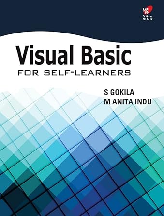 Buy Visual Basic for Self-Learners Book Online at Low Prices in India | Visual Basic for Self ...