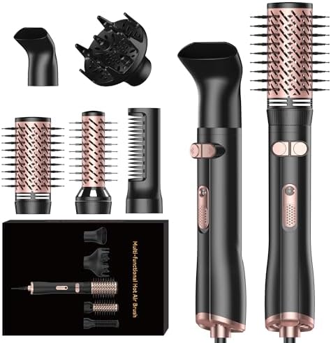 5 In 1 Magic Styler Hair Stylers For Women, 1000w Hair Dryer Brush With ...