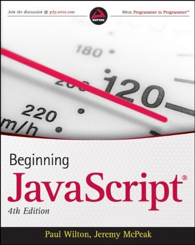 Beginning JavaScript 4th (forth) edition Text Only: Paul Wilton: Amazon.com: Books
