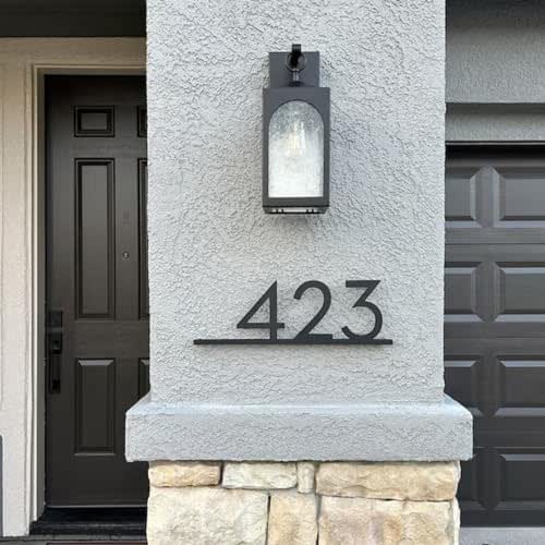 Amazon.com: Custom Metal House Street Number Sign, Personalized Home ...