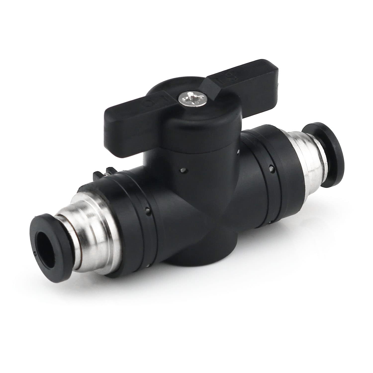 Amazon.com: 1/4 Push Connect Valve DGHAOP Push to Connect Fitting Ball ...