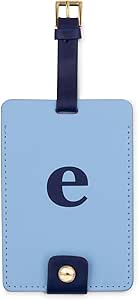 Amazon.com | Kate Spade New York Leatherette Luggage Tag with Secure Strap, Colorful Suitcase ...