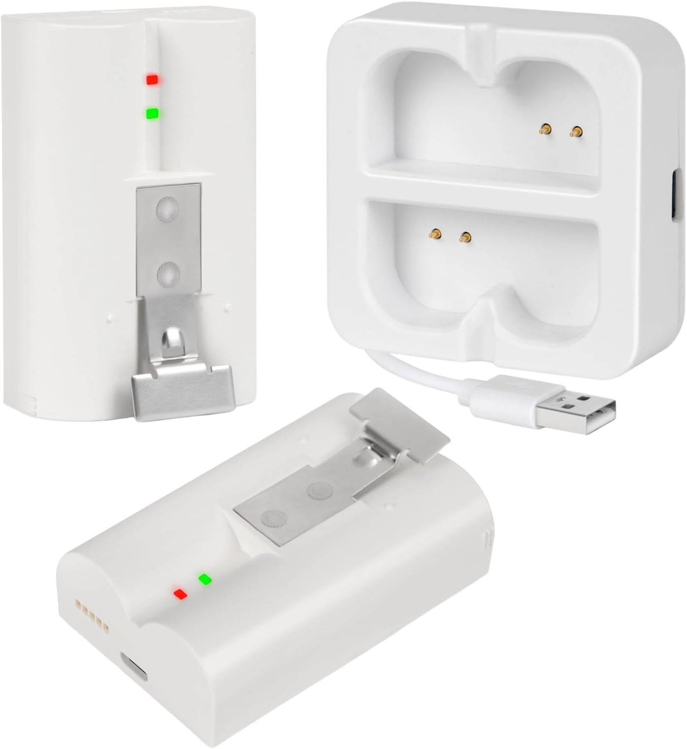 Amazon.com: 2-Pack 6040mAh Replacement Battery with Charger Station for ...