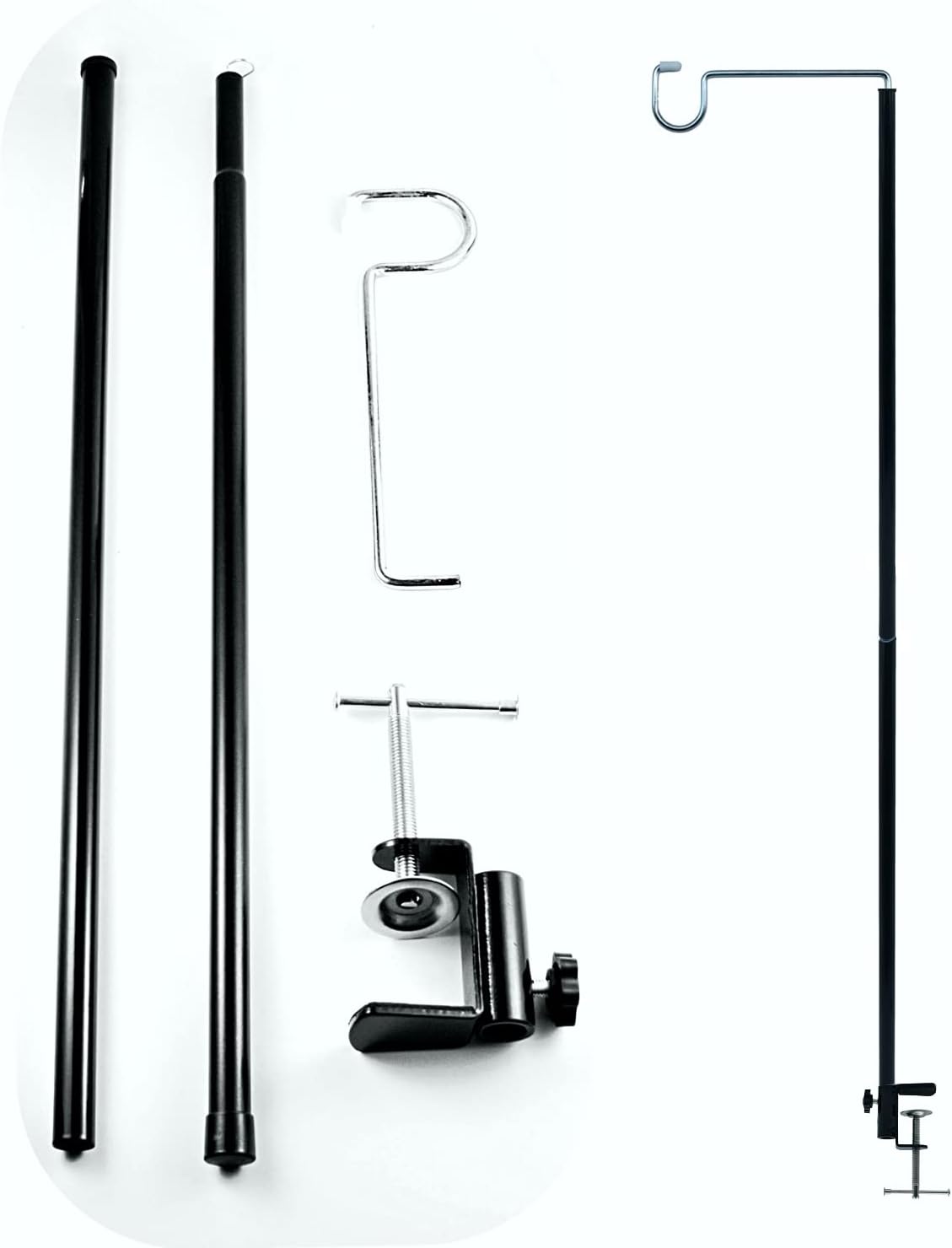 SE Telescoping Rotary Tool Holder with Table Clamp - Flex Shaft Hanger ...