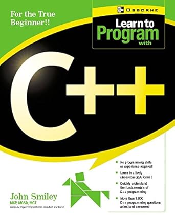 Amazon.com: Learn to Program with C++ eBook : Smiley, John: Kindle Store