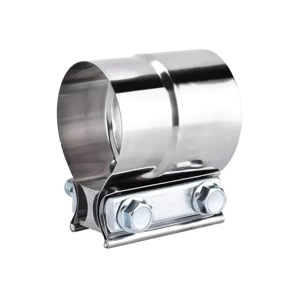 Snapklik.com : AotoKoop 2in Exhaust Clamps, Lap Joint Band Clamp ...
