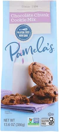 Amazon.com: Pamela's - Chocolate Chunk Cookies Mix, Gluten Free, Wheat ...