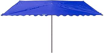 Amazon.com : Outdoor Garden Parasol 2.9M Patio Rectangular Outdoor ...