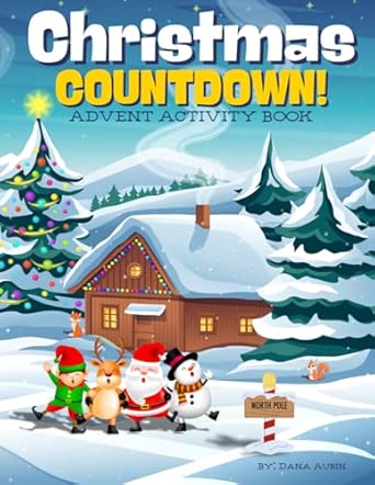 Christmas Countdown Advent Activity Book: Fun Riddles, Jokes, Mazes ...