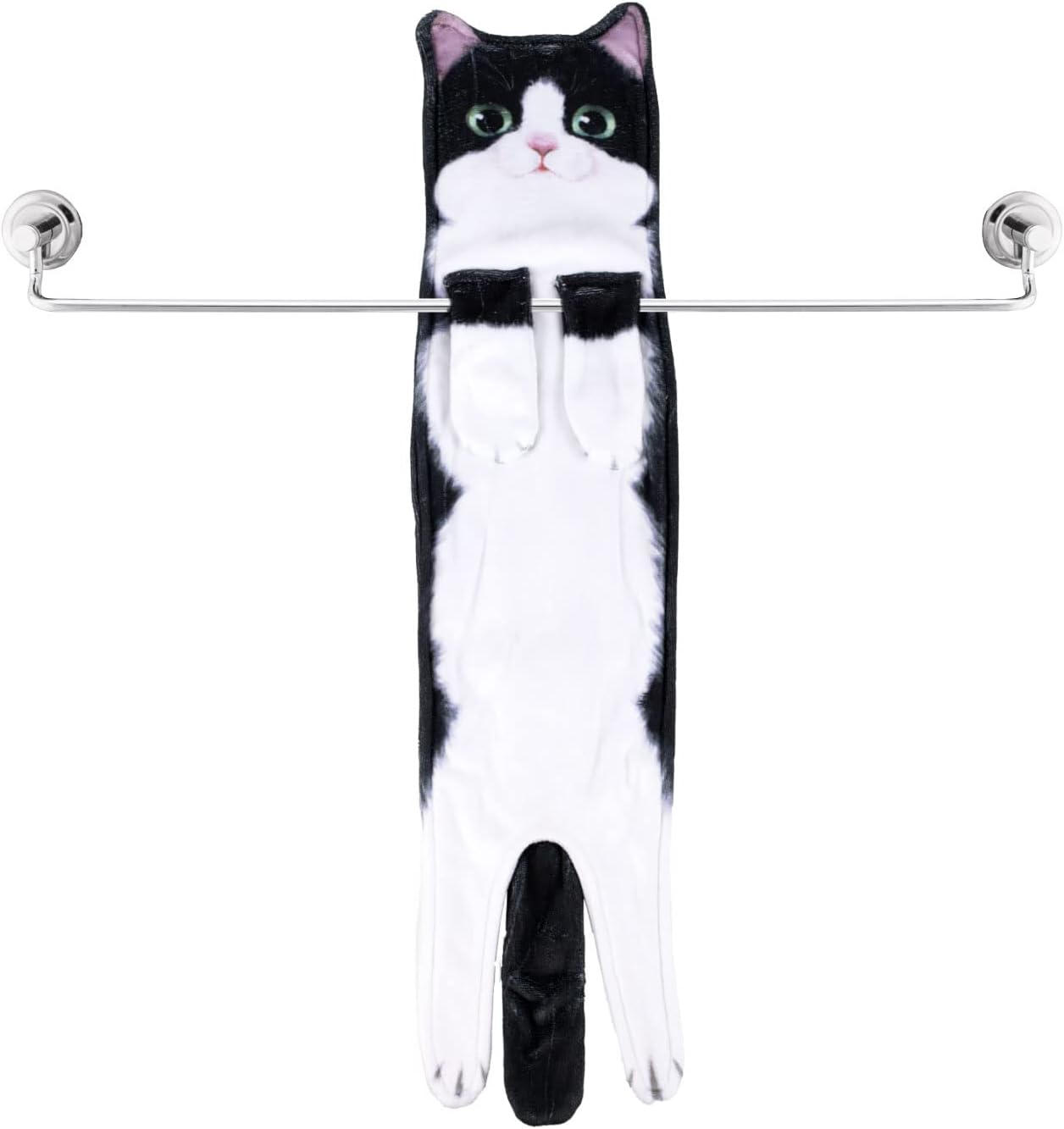 Amazon.com: Funny Cat Hand Towels - 1 PC Hanging Washcloths Face Towels ...