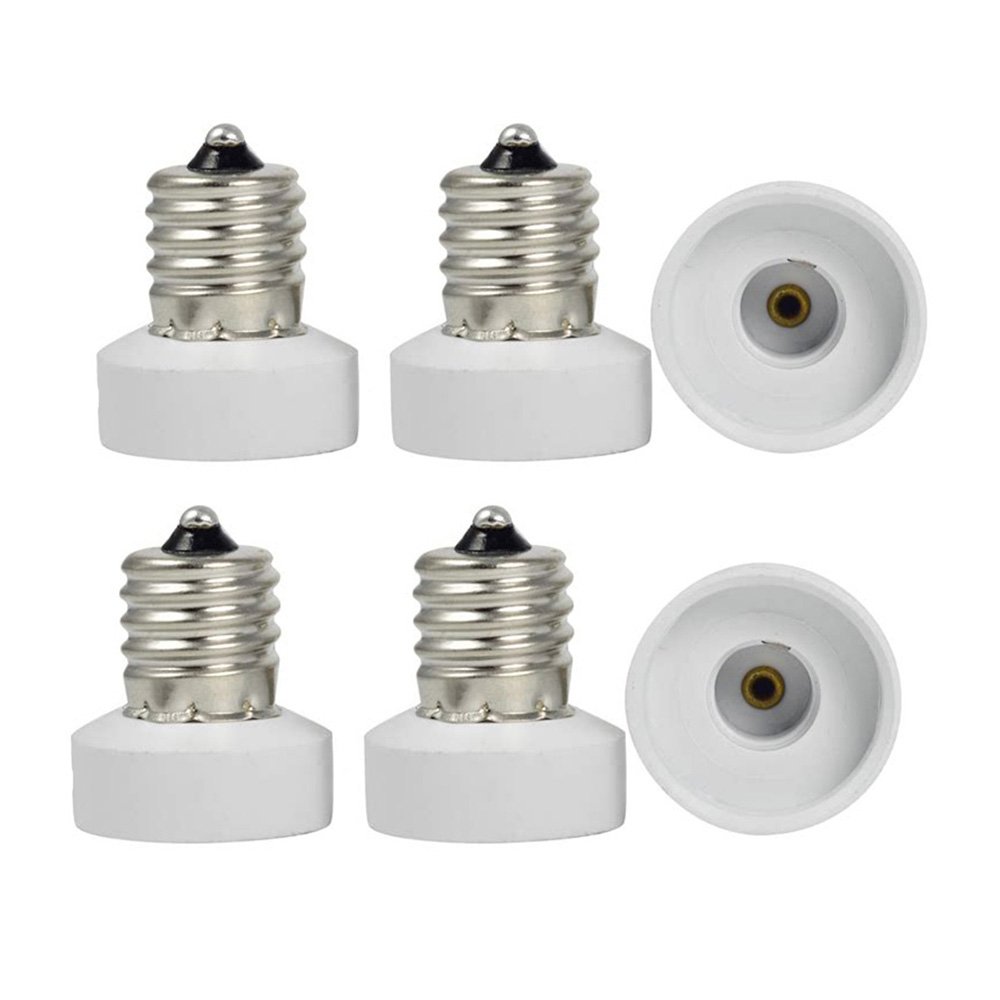 E17 to E12 adapter,JNXQWE 6-pack Intermediate base E17 to E12 ...
