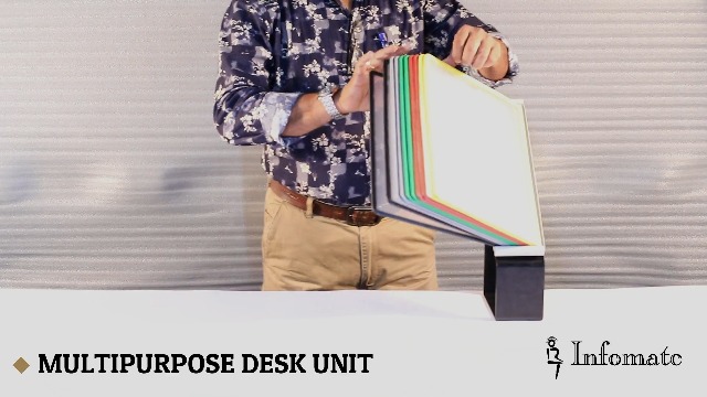 Watch Infomate Multi Purpose Desk Unit A4 Size 10 folders on Amazon Live