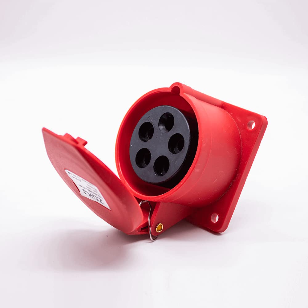 GXMRHWY IEC60309 Industrial CEE Connector Socket 5P 16A 380V-415V 3P+E ...