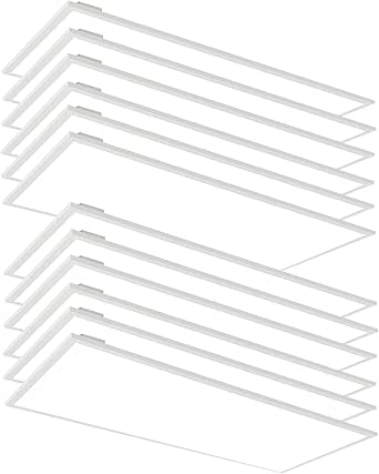 Amazon.com: (12 Pack) 2x4 FT LED Flat Panel Light, 75W Dimmable 0-10V ...