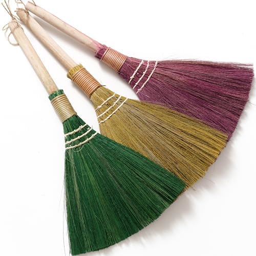 Amazon.com: TTS For Home Vietnamese Colorful Straw Soft Broom, Natural ...