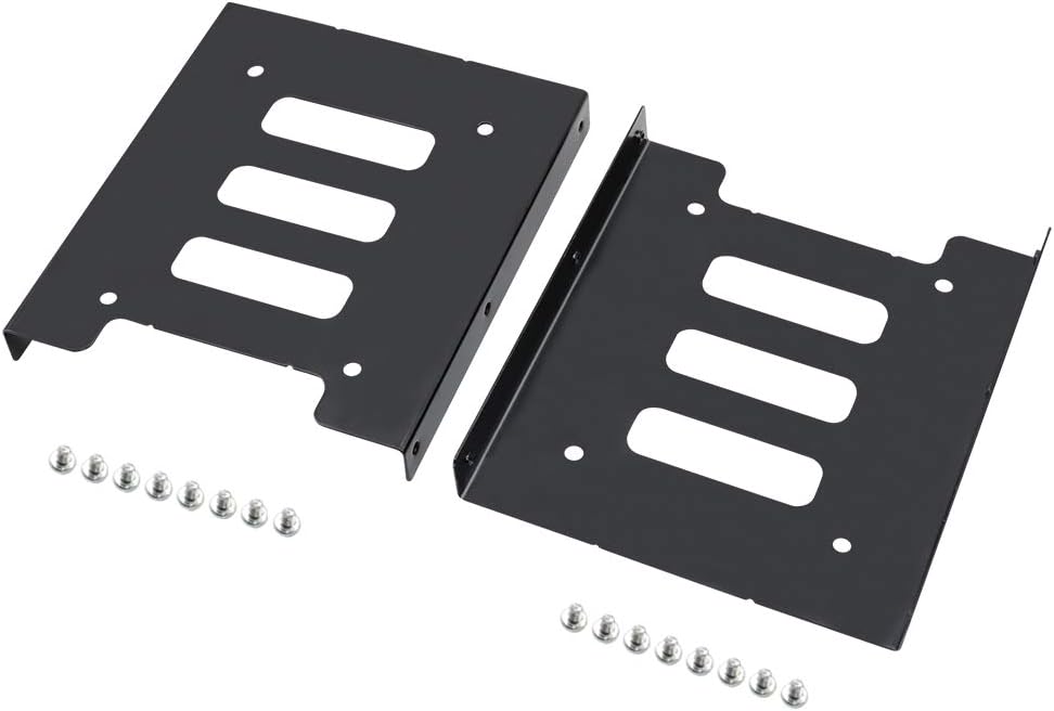 Amazon.com: Yeung Qee 2 Pack SSD Mounting Bracket, 2.5" to 3.5" SSD HDD ...