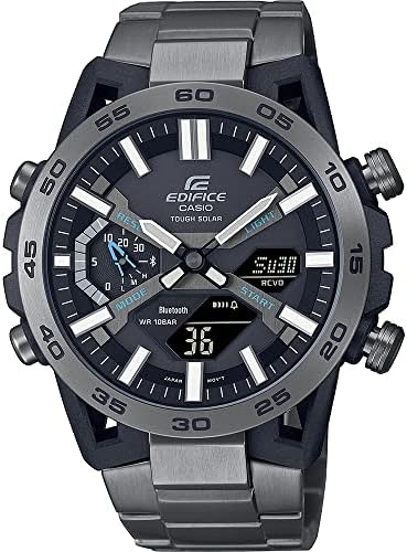 Casio Men's Analogue-Digital Quartz Watch with Stainless Steel Strap ...