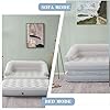 Amazon.com: Outraveler Inflatable Couch Flocked Air Sofa Bed, Blow Up ...