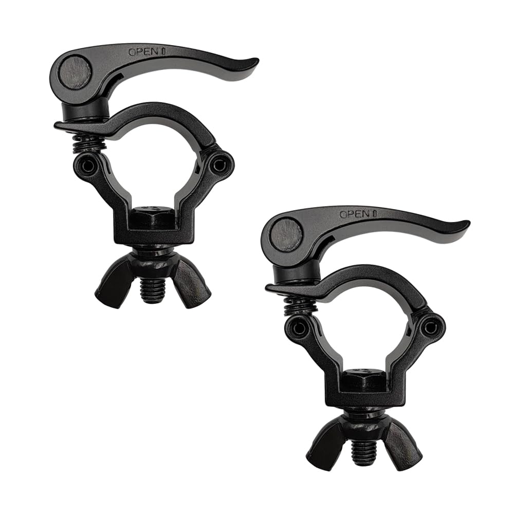 Amazon.com: 1.26-1.37inch Quick Release Stage Light Clamp Truss Clamps ...