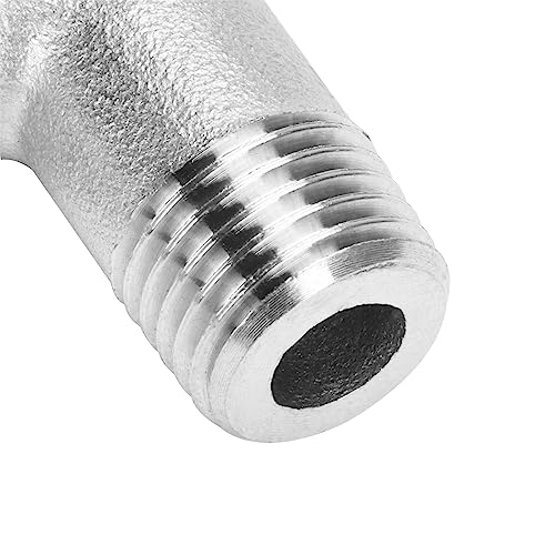 Snapklik.com : 3/8 Hose Barb X 1/4 Male NPT Stainless Steel 90 Degree ...