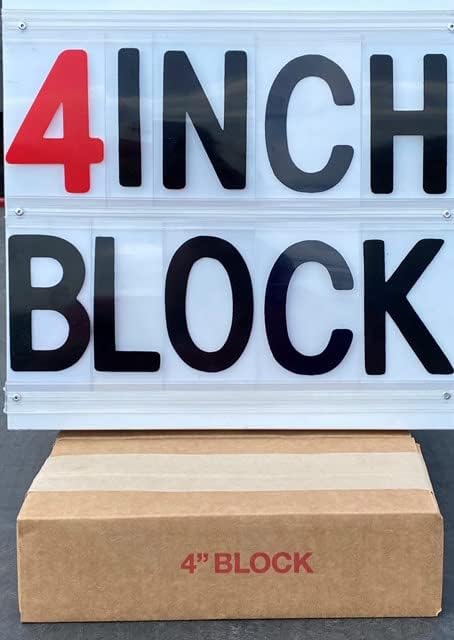 Amazon.com : Changeable Outdoor Sign Flexible Letters for Portable ...