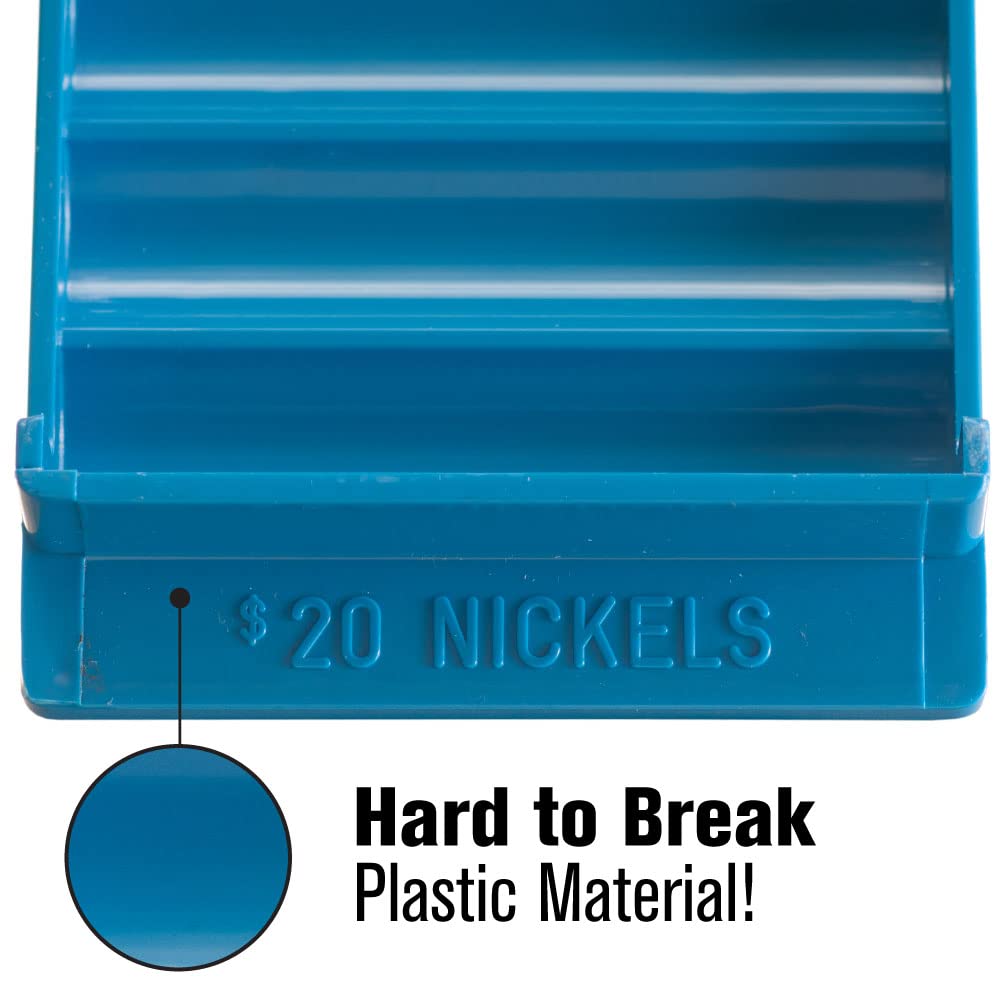 Snapklik.com : Plastic Rolled Coin Storage Trays Penny, Nickel, Dime ...