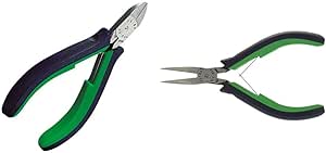 Amazon | ケイバ(KEIBA) プロホビー ニッパー HNC-D04 & プロホビー ラジオペンチ 溝なし HLC-D14【セット買い】 | ラジオペンチ