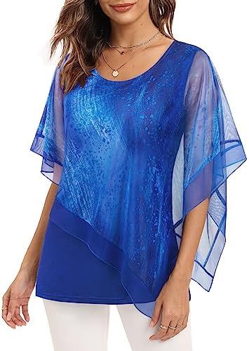 SeSe Code Dressy Tops for Women Night Out， Summer Blouses for Women ...