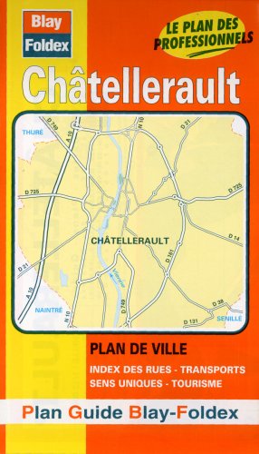 Plan de ville : Châtellerault (avec un index) : Amazon.co.uk: Books
