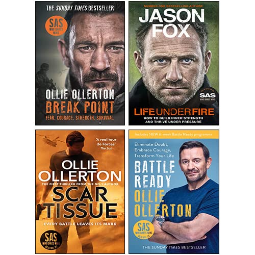 Life Under Fire, Scar Tissue, Battle Ready, Break Point 4 Books ...