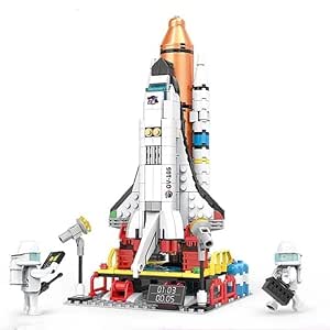 Fezeedi NASA Space Series Construction Site Satellite Plastic Building ...