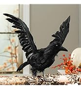 Amazon.com: Factory Direct Craft Artificial Black Feather Flying Crows ...