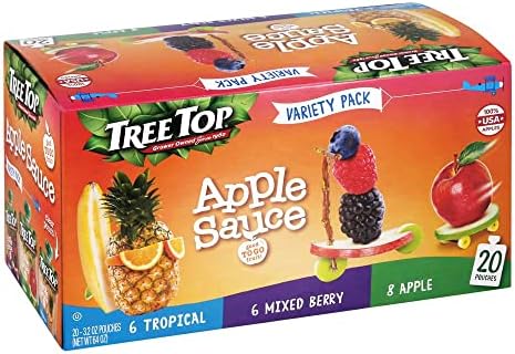 Amazon.com: Tree Top Apple Sauce Pouches Variety Pack, Apple, Mixed ...