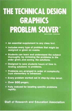 Technical Design Graphics Problem Solver (Problem Solvers Solution ...