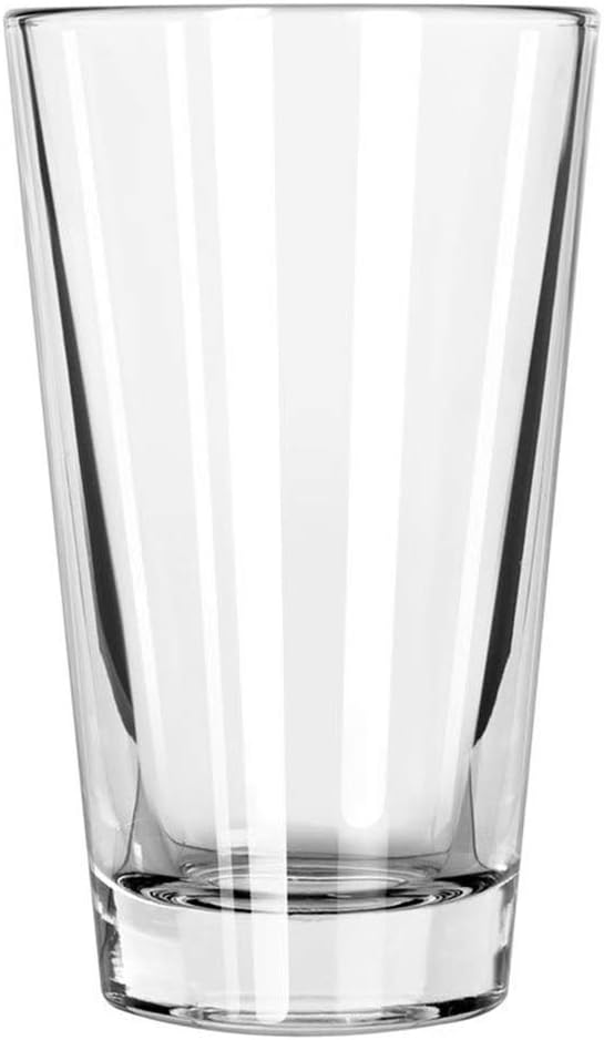 Amazon.com | Libbey Pint Glass with DuraTuff Rim (1639HT), 16oz - Set ...