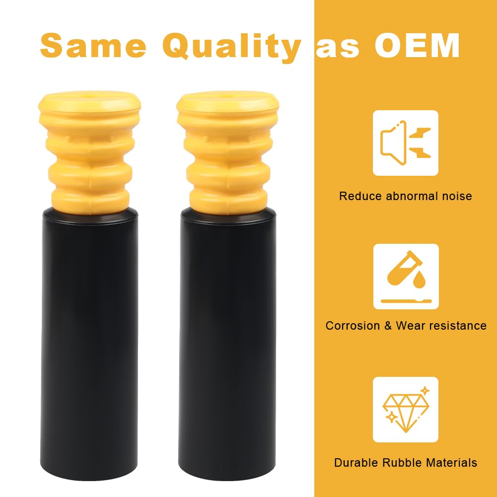 JDMON Rear Upper Lower Shock Absorber Mount and Bump Stops Kit ...