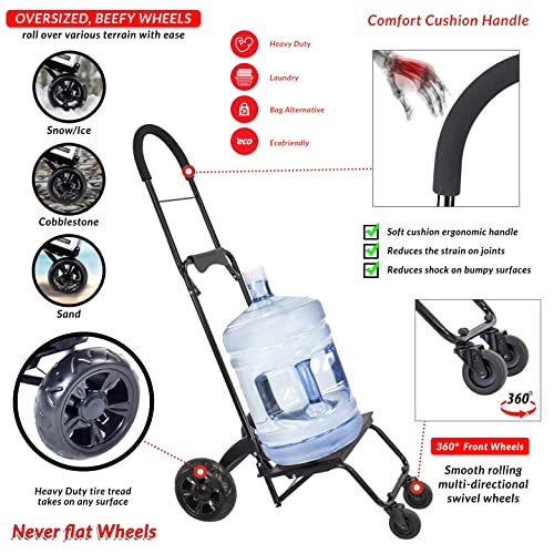 Snapklik.com : Dbest Products Trolley Dolly Rover, 4 Wheeled Push ...