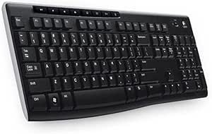 Logitech Wireless Keyboard K270, QWERTY Czech/Slovakian Layout - Black ...